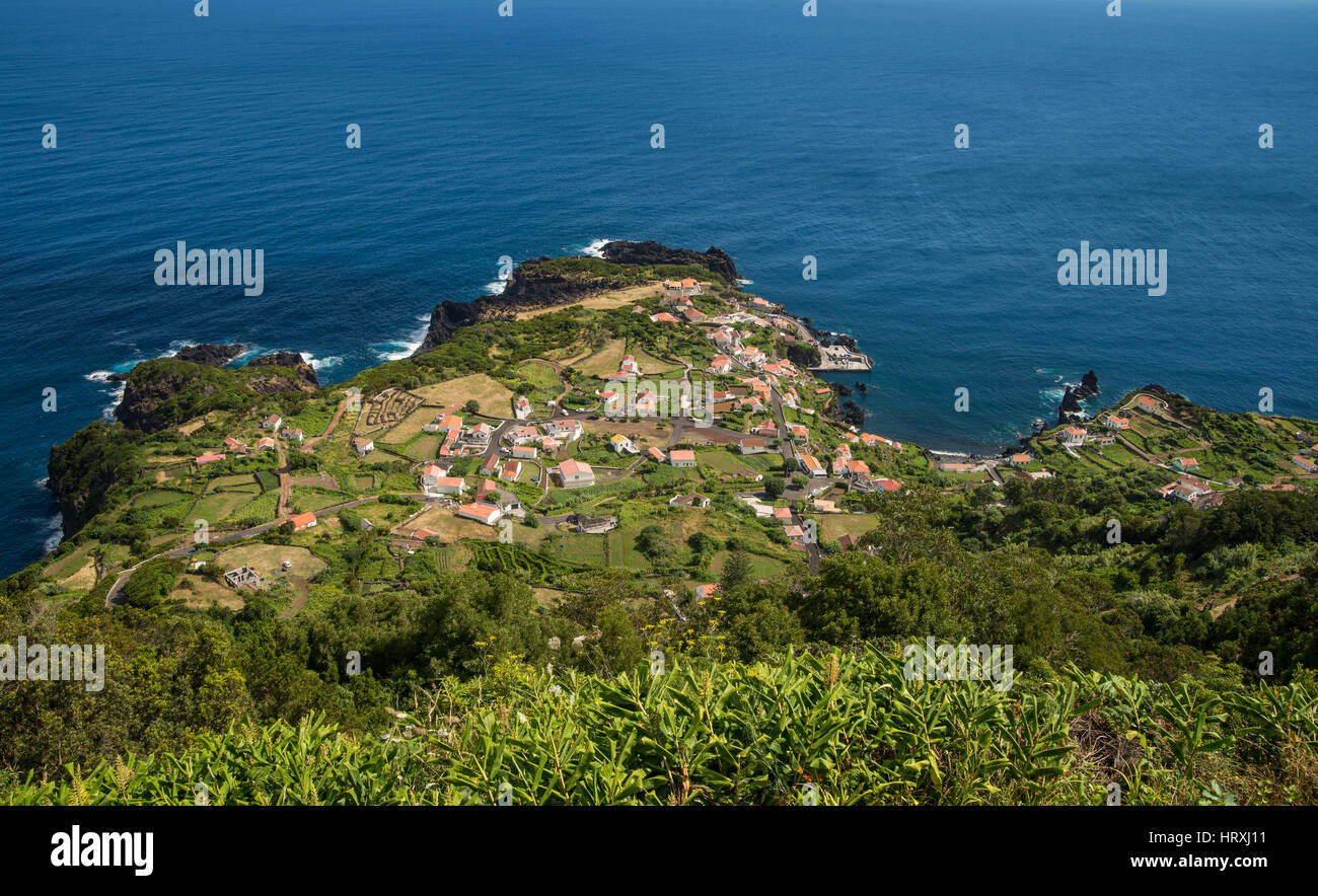 Beautiful volcanic landscape of Azores islands Stock Photo - Alamy