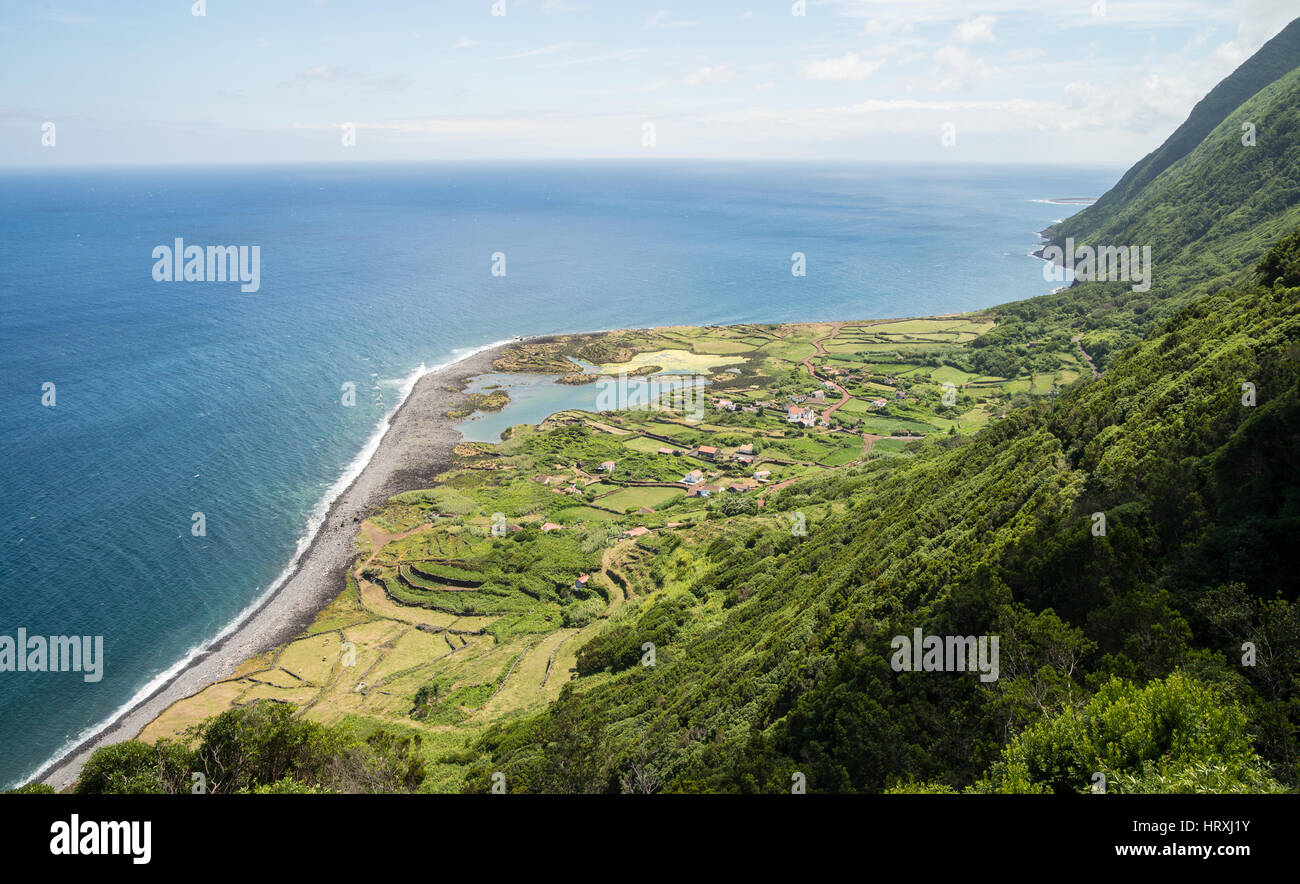Beautiful volcanic landscape of Azores islands Stock Photo - Alamy