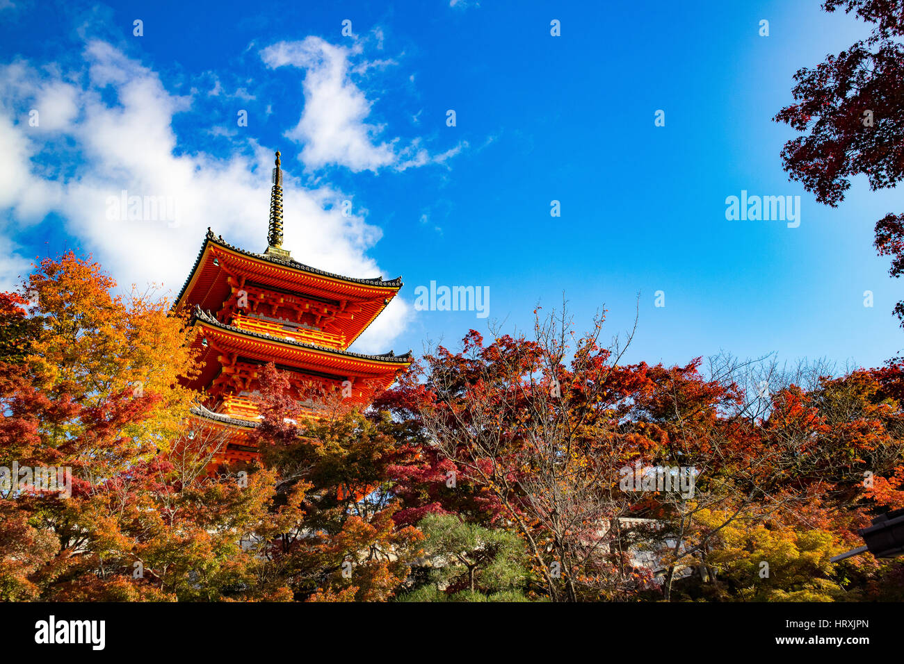 Attraction in Japan. The Kiyomizu temple, Kyoto, Japan Stock Photo - Alamy