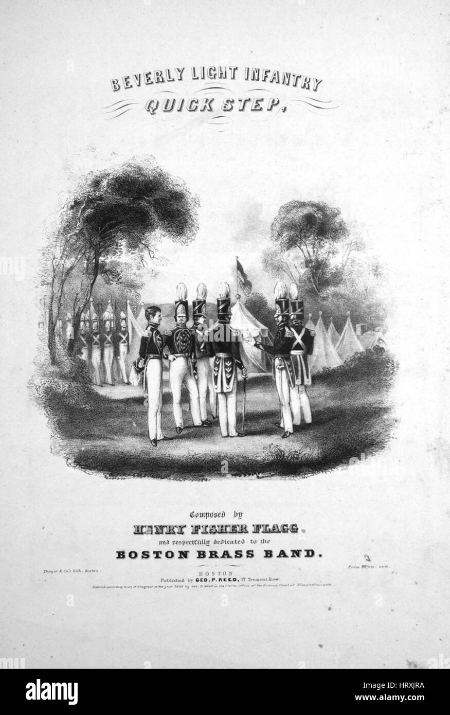 Boston light infantry Black and White Stock Photos & Images - Alamy