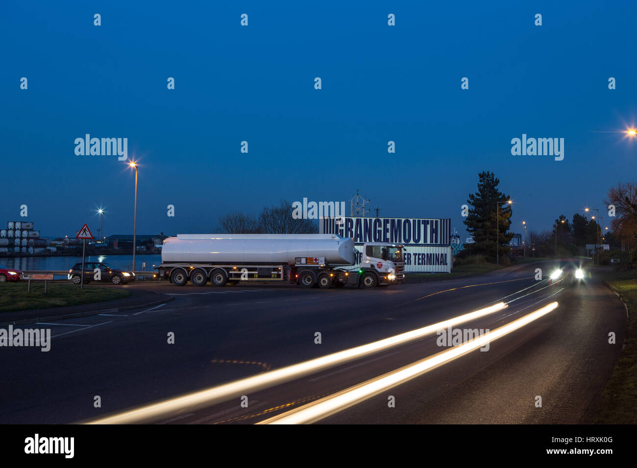 Grangemouth Container Terminal Stock Photo - Alamy