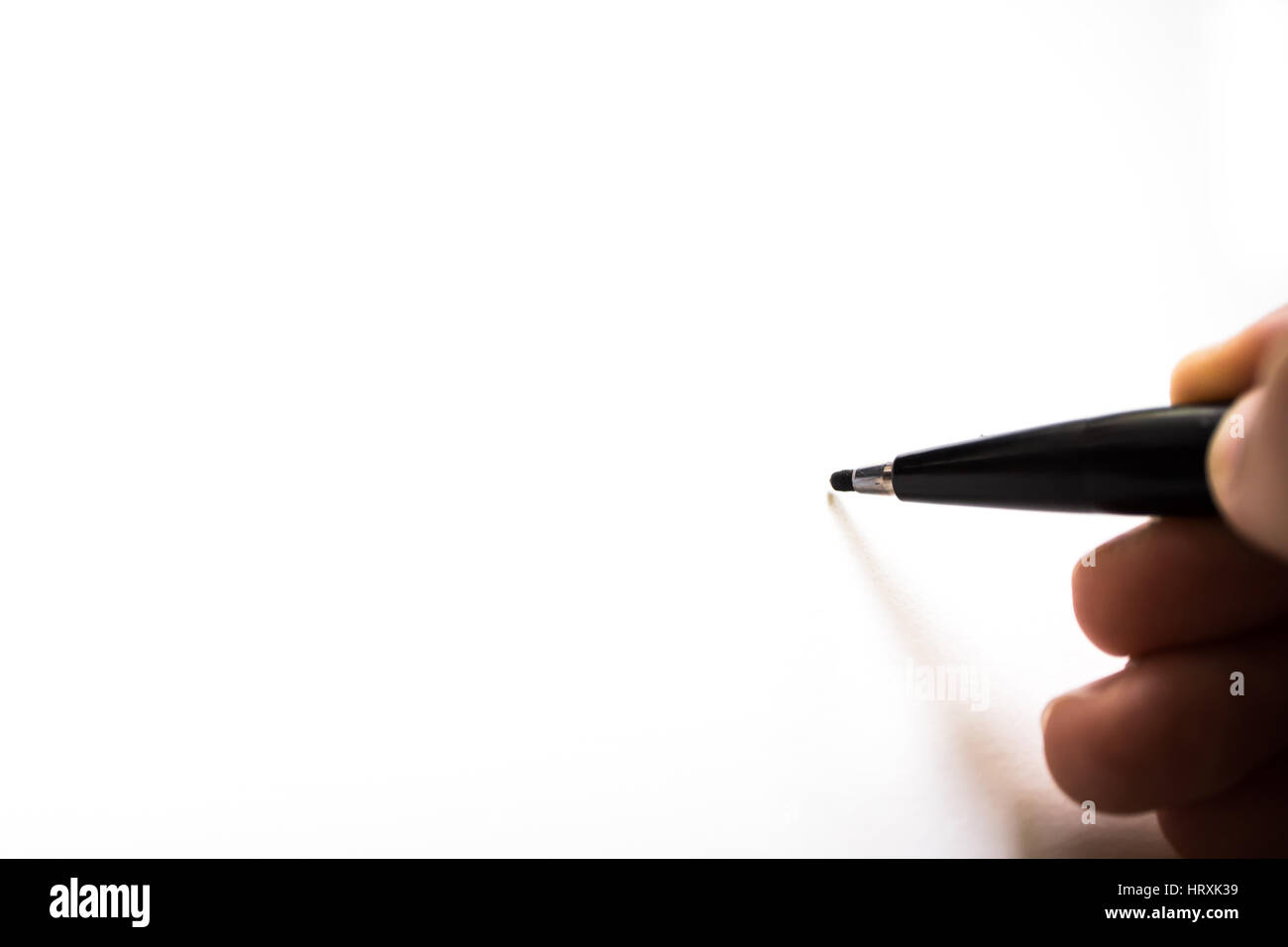 Blurry close up hand writing hi-res stock photography and images - Alamy