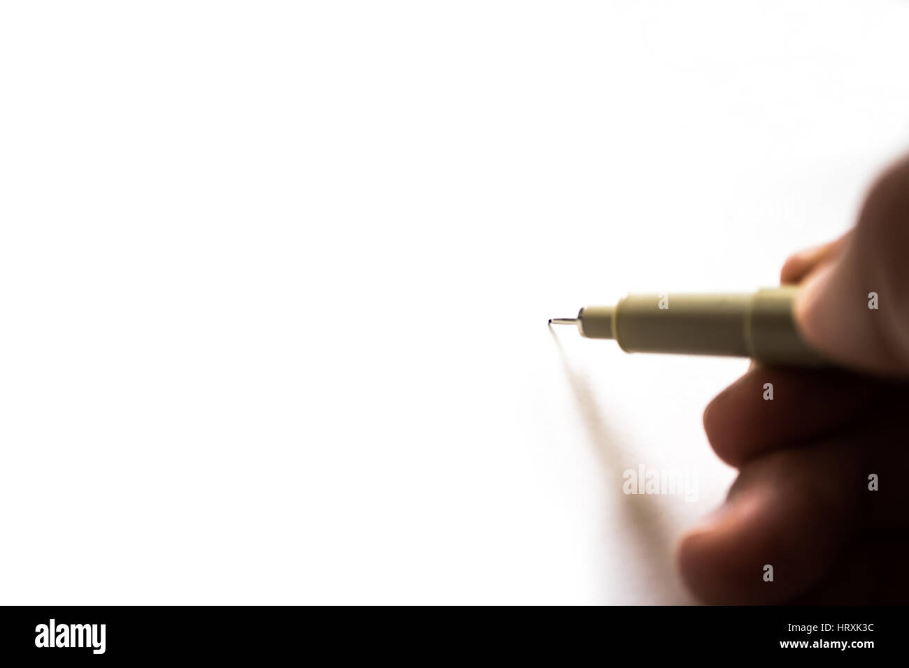 Blurry close up hand writing hi-res stock photography and images - Alamy