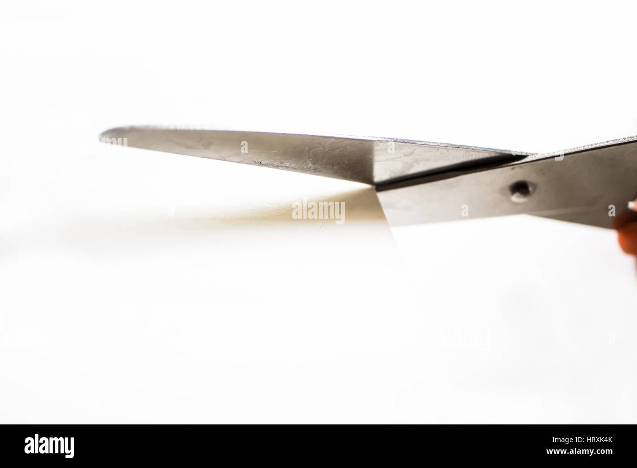 Pencil writing mark on white paper. Blurry focus Stock Photo - Alamy