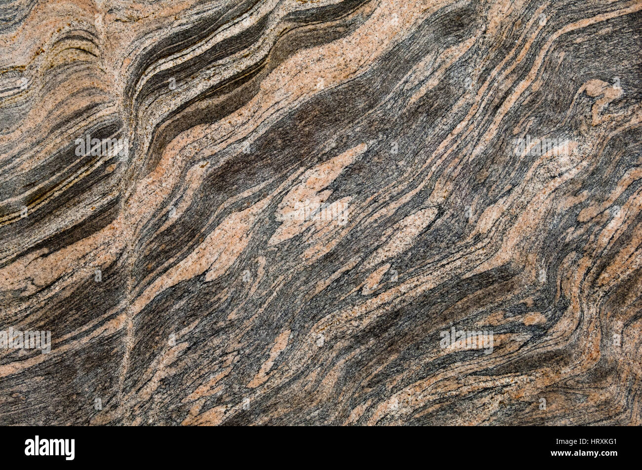 Polished magmatic or metamorphic rock cross section as background Stock ...