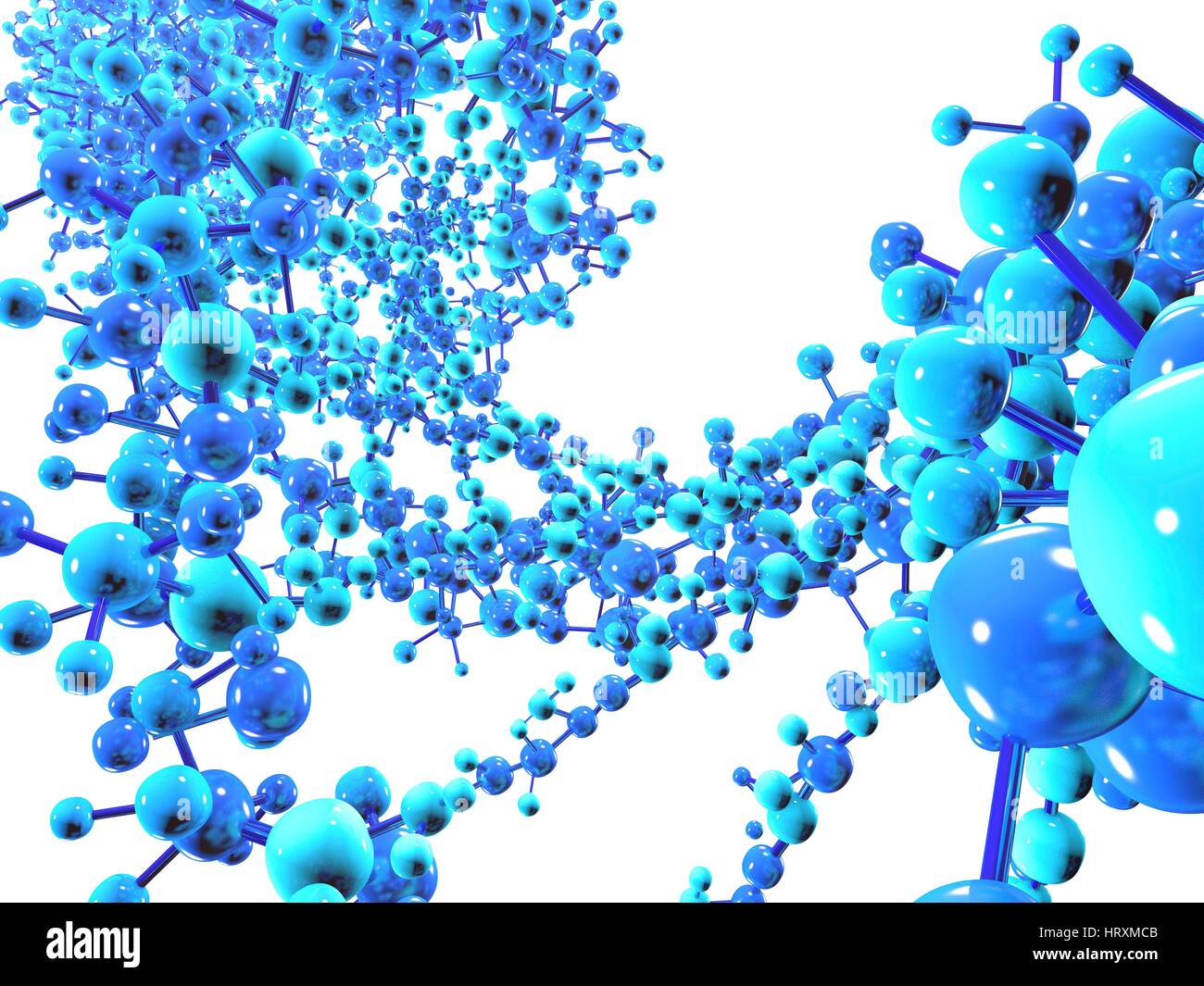 Dna strand red blue spheres hi-res stock photography and images - Alamy