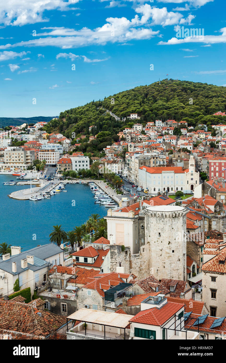 Sights of Croatia. Beautiful city Split. Croatian paradise Stock Photo ...