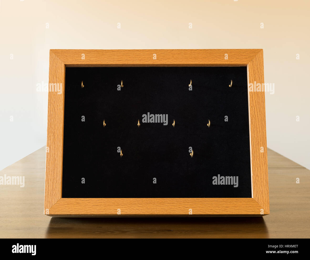 Wooden display case with glass window to show small jewelry or products ...