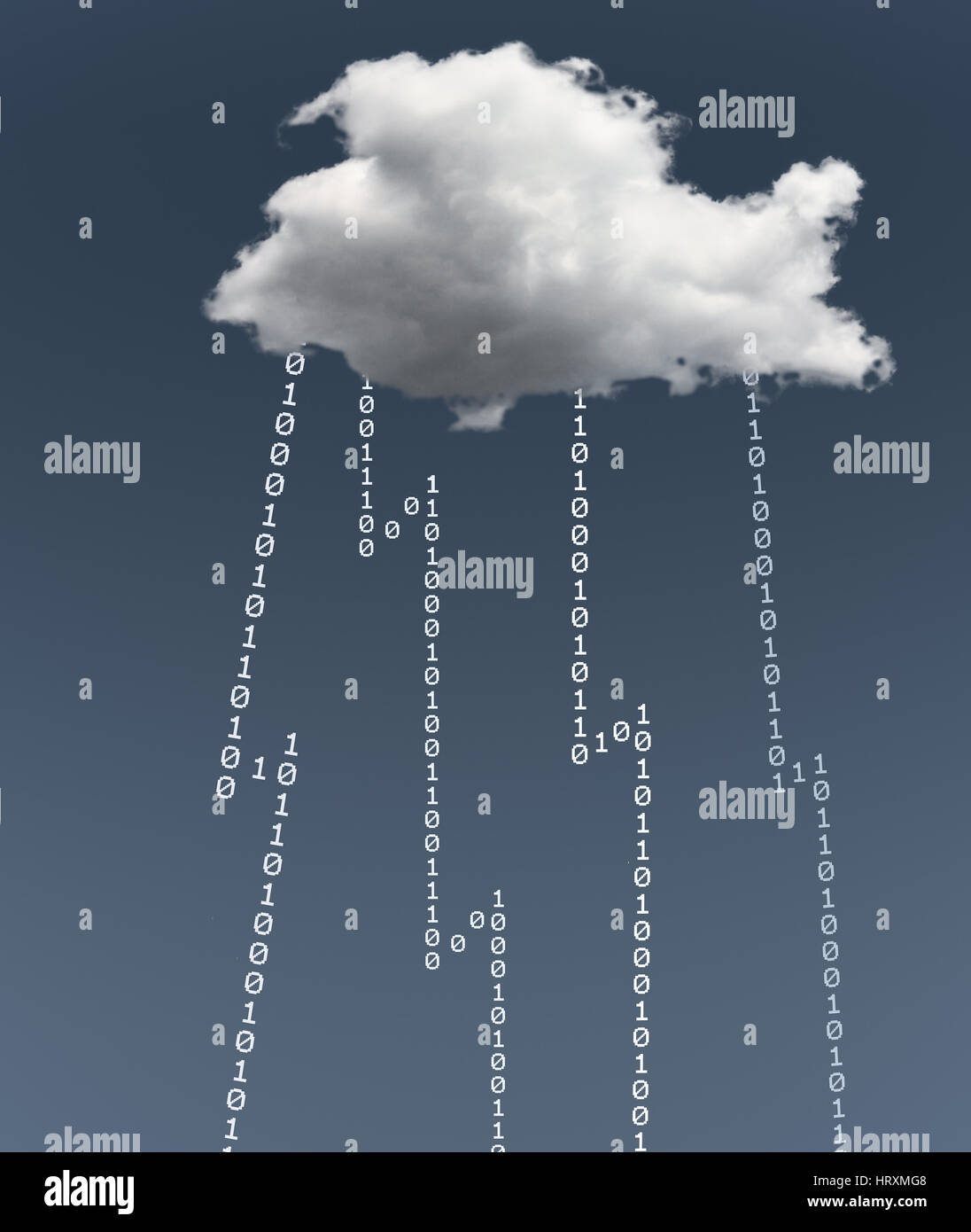 Concept image for cloud computing and online applications with a dark ...