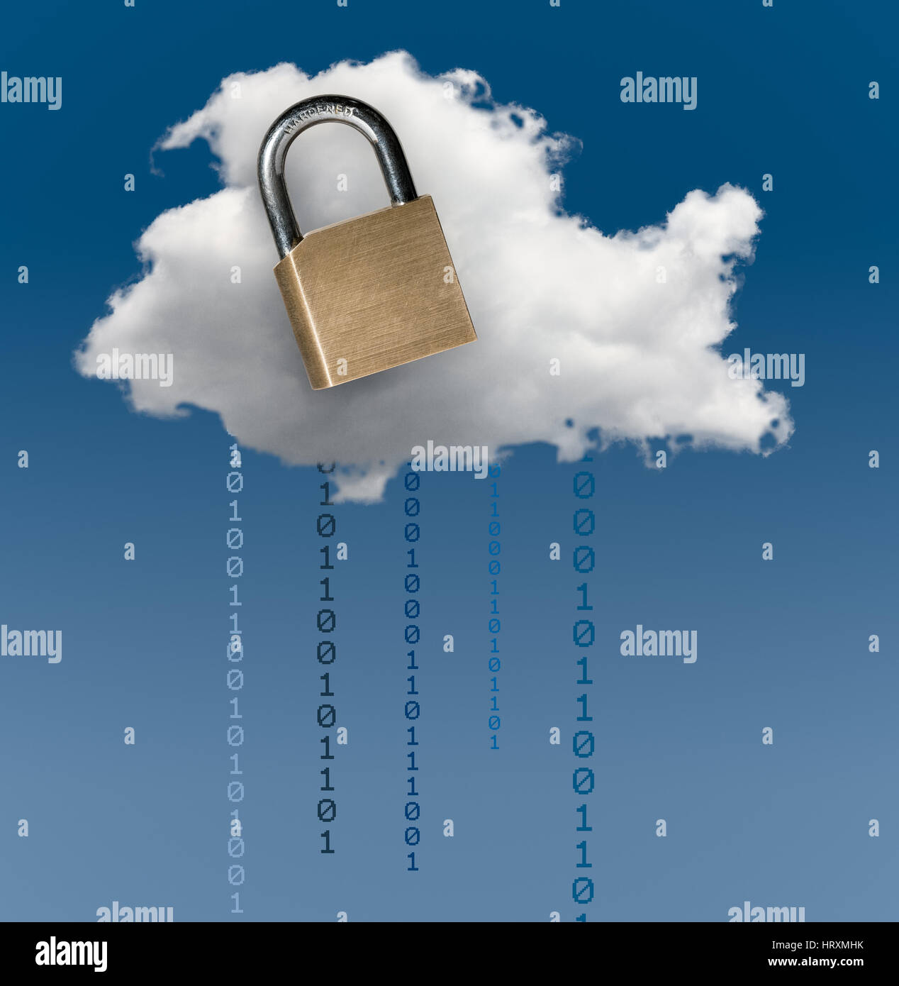 Concept image for cloud computing and online applications with a brass ...