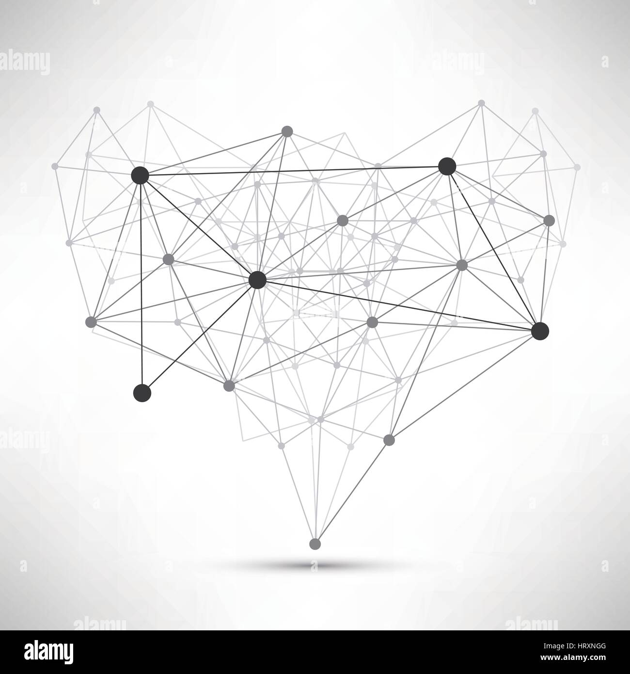 Connections - Molecular, Global, Business Network Design Stock Vector ...