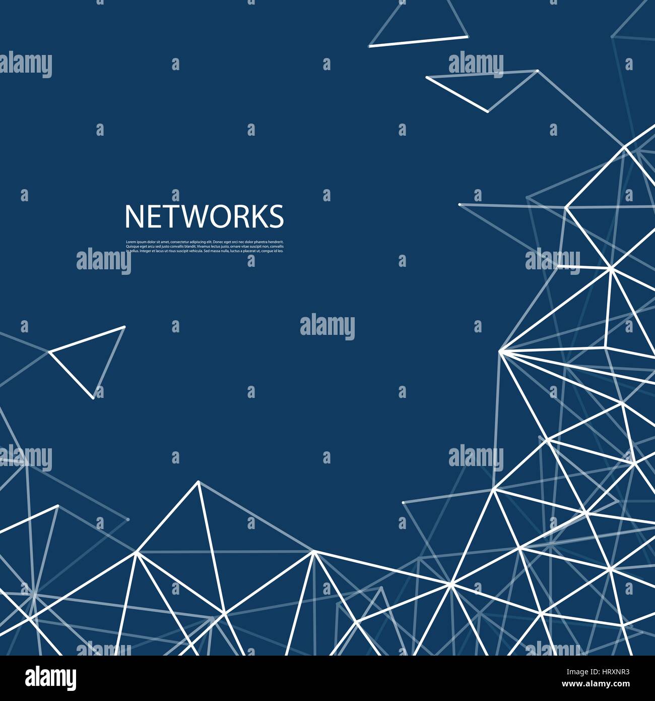 Abstract blue polygon net connections Stock Vector Images - Alamy