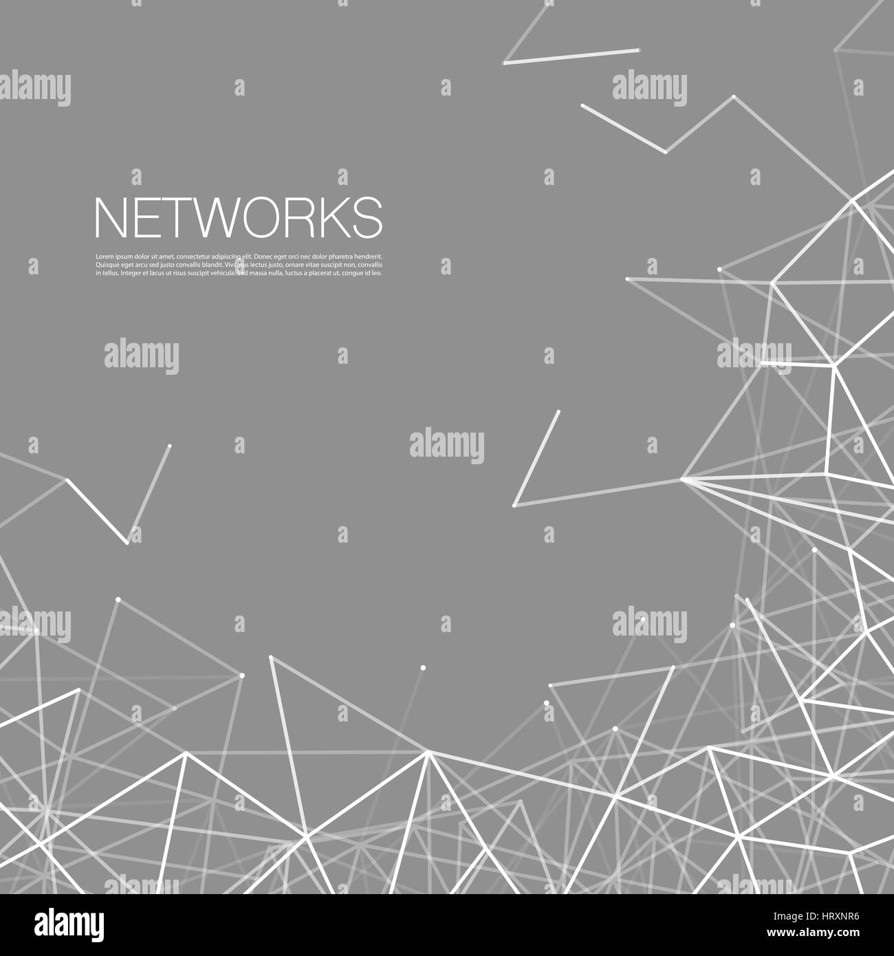 Networks, Connections Concept - Black and White Network Mesh Stock ...