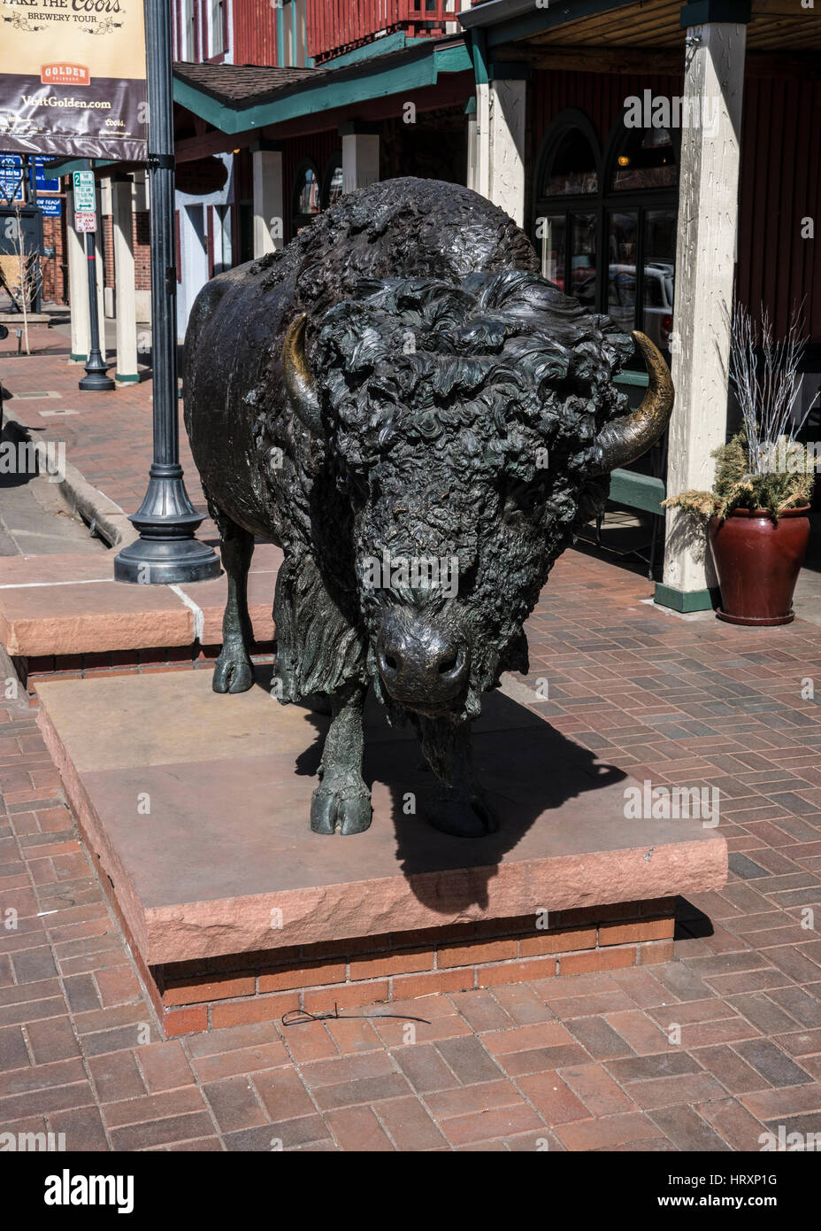 Buffalo statue hi-res stock photography and images - Alamy