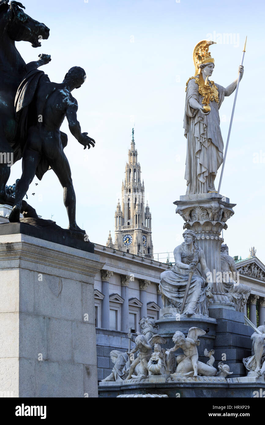 Austrian Parliament building, Vienna, Austria Stock Photo - Alamy