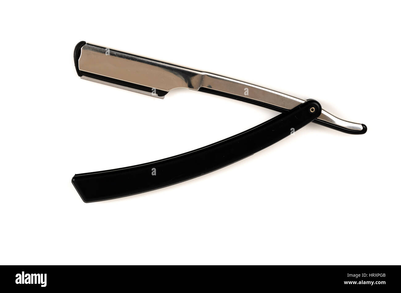 Professional barber razor isolated on white background Stock Photo - Alamy