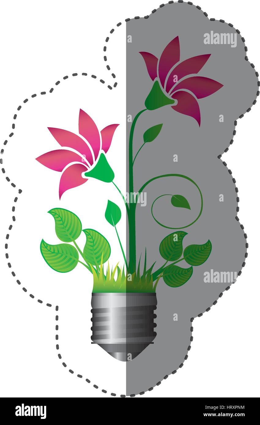 Bulb flowers garden Stock Vector Images - Alamy