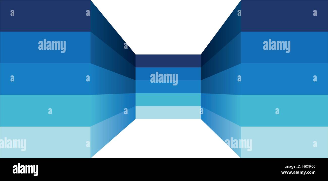 colorful abstracts horizontal perspective lines design Stock Vector ...