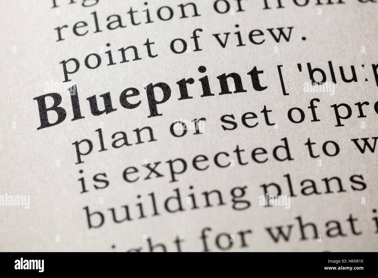 Fake Dictionary, Dictionary definition of the word blueprint. including ...