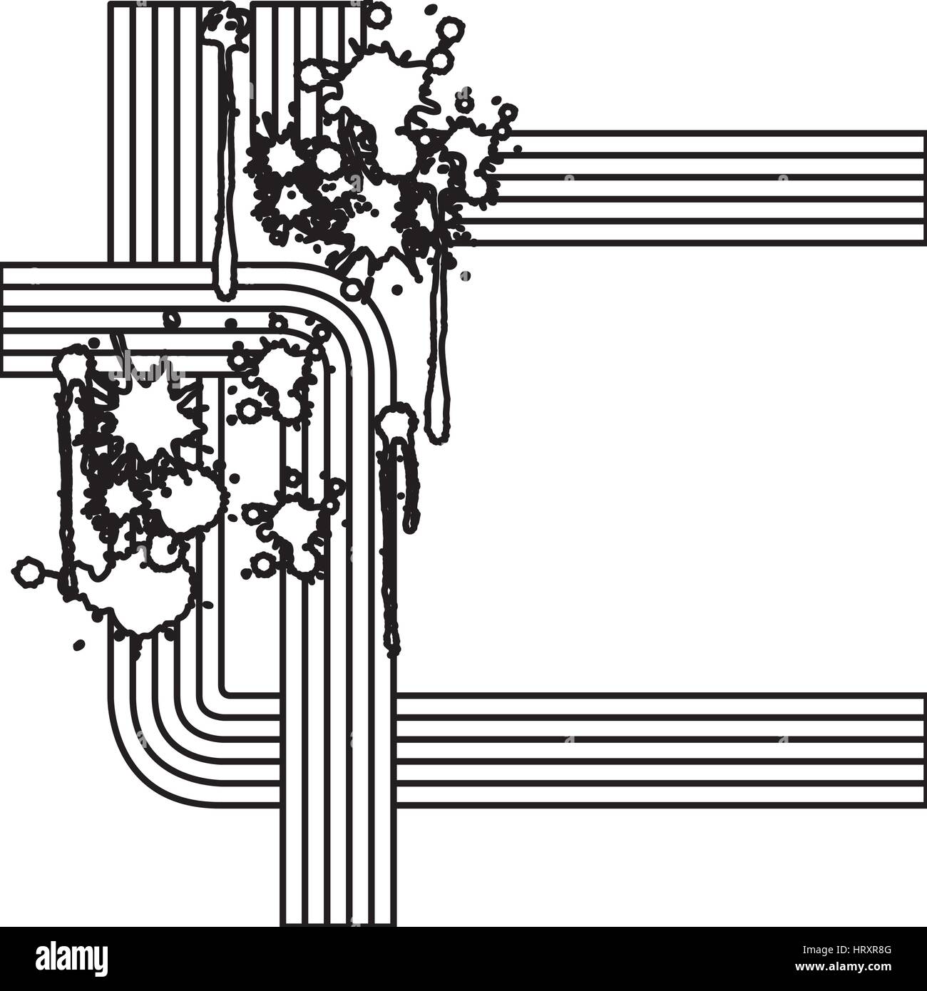 Retro lines hi-res stock photography and images - Alamy