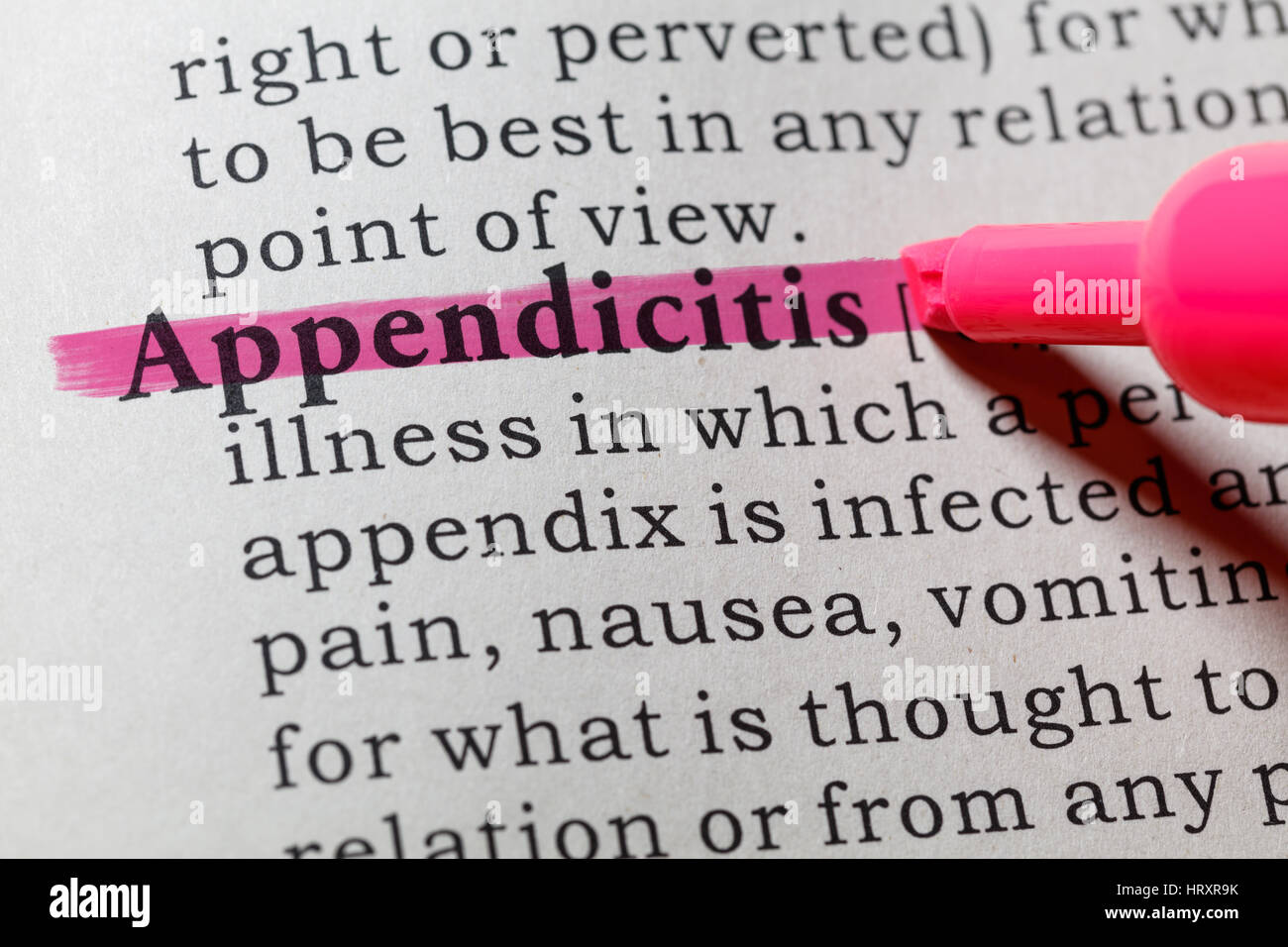 Fake Dictionary, Dictionary definition of the word appendicitis ...