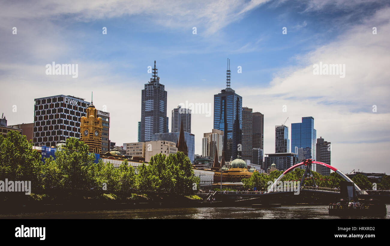 Melbourne city scape hi-res stock photography and images - Alamy