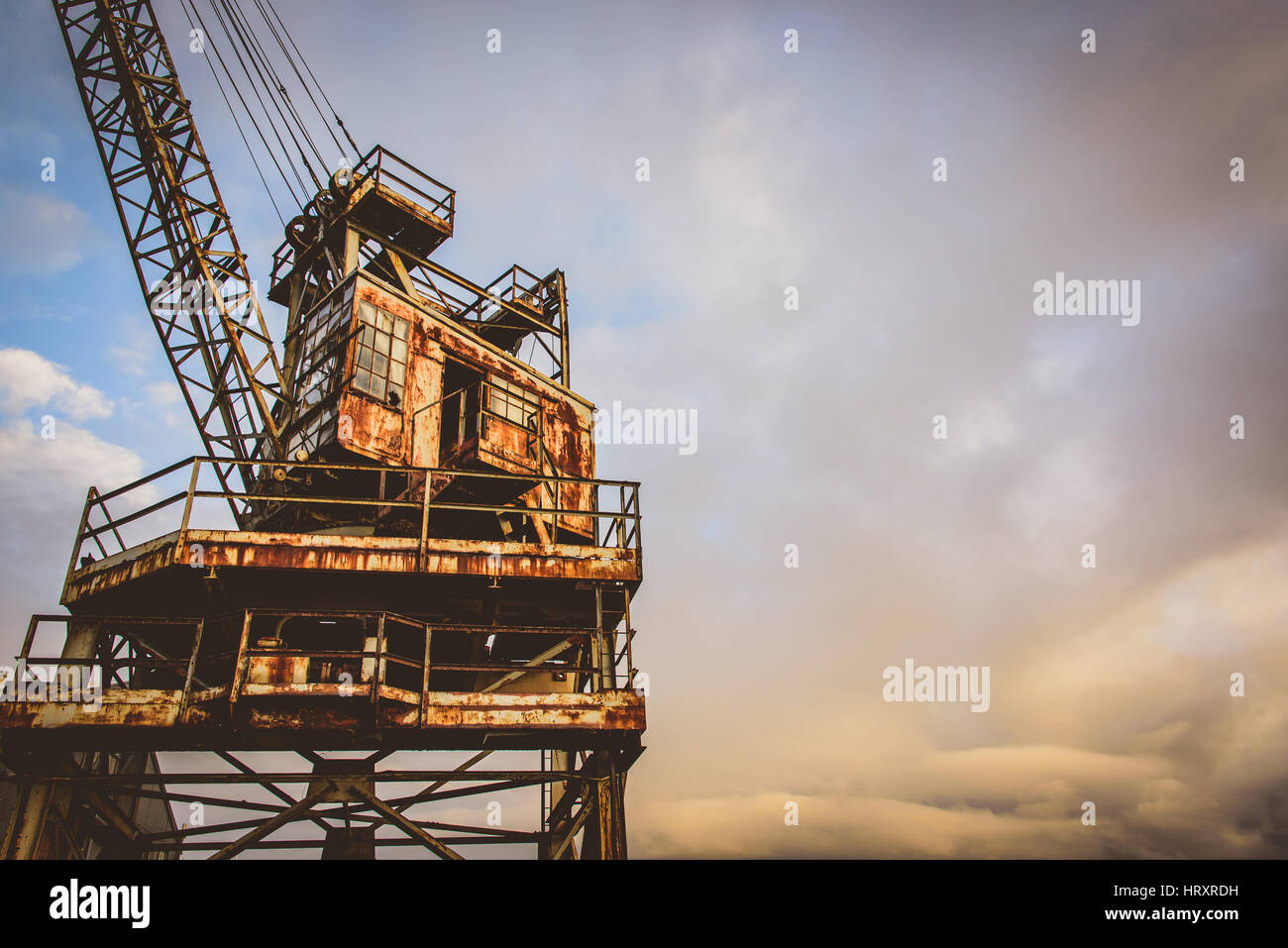 Crane antique hi-res stock photography and images - Alamy