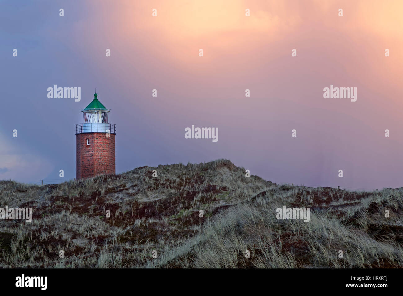 Old lighthouse, Kampen, Sylt, North Frisia, Schleswig-Holstein, Germany ...