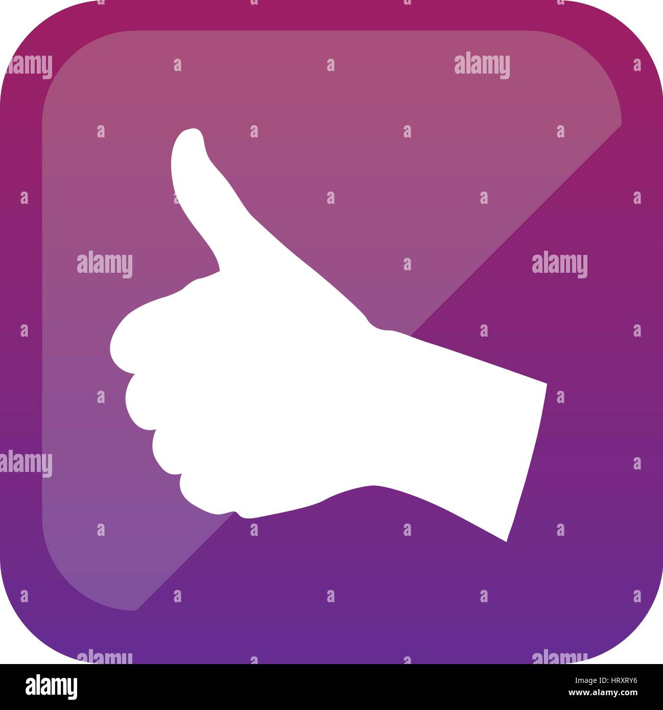 color square with hand signal ok Stock Vector Image & Art - Alamy