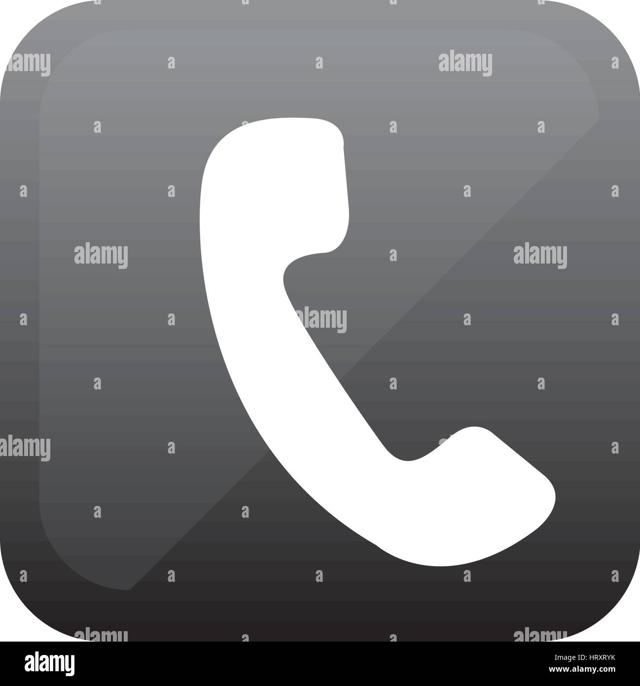 black square with phone icon Stock Vector Image & Art - Alamy