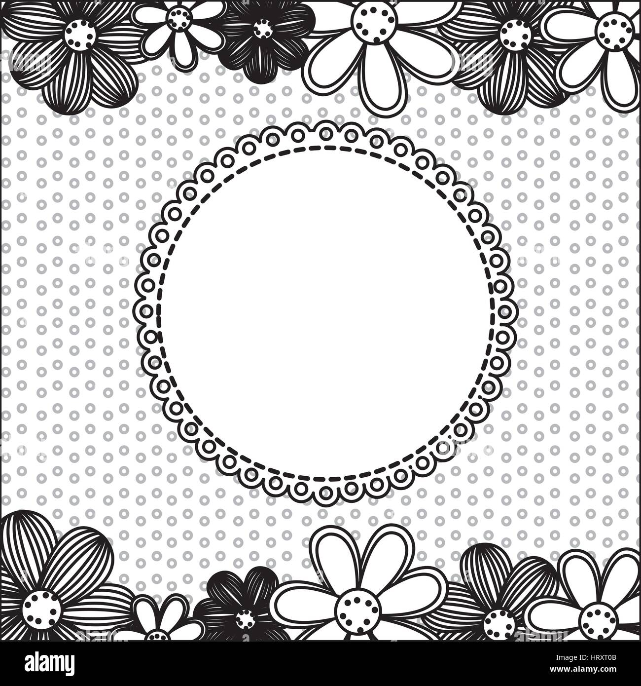 Dotted bloom Stock Vector Images - Alamy
