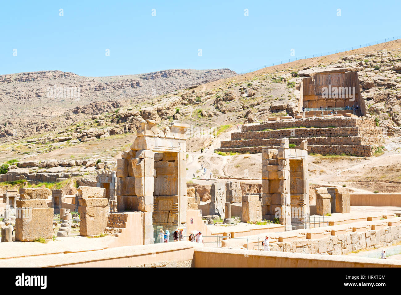 blur in iran persepolis the old ruins historical destination monuments ...