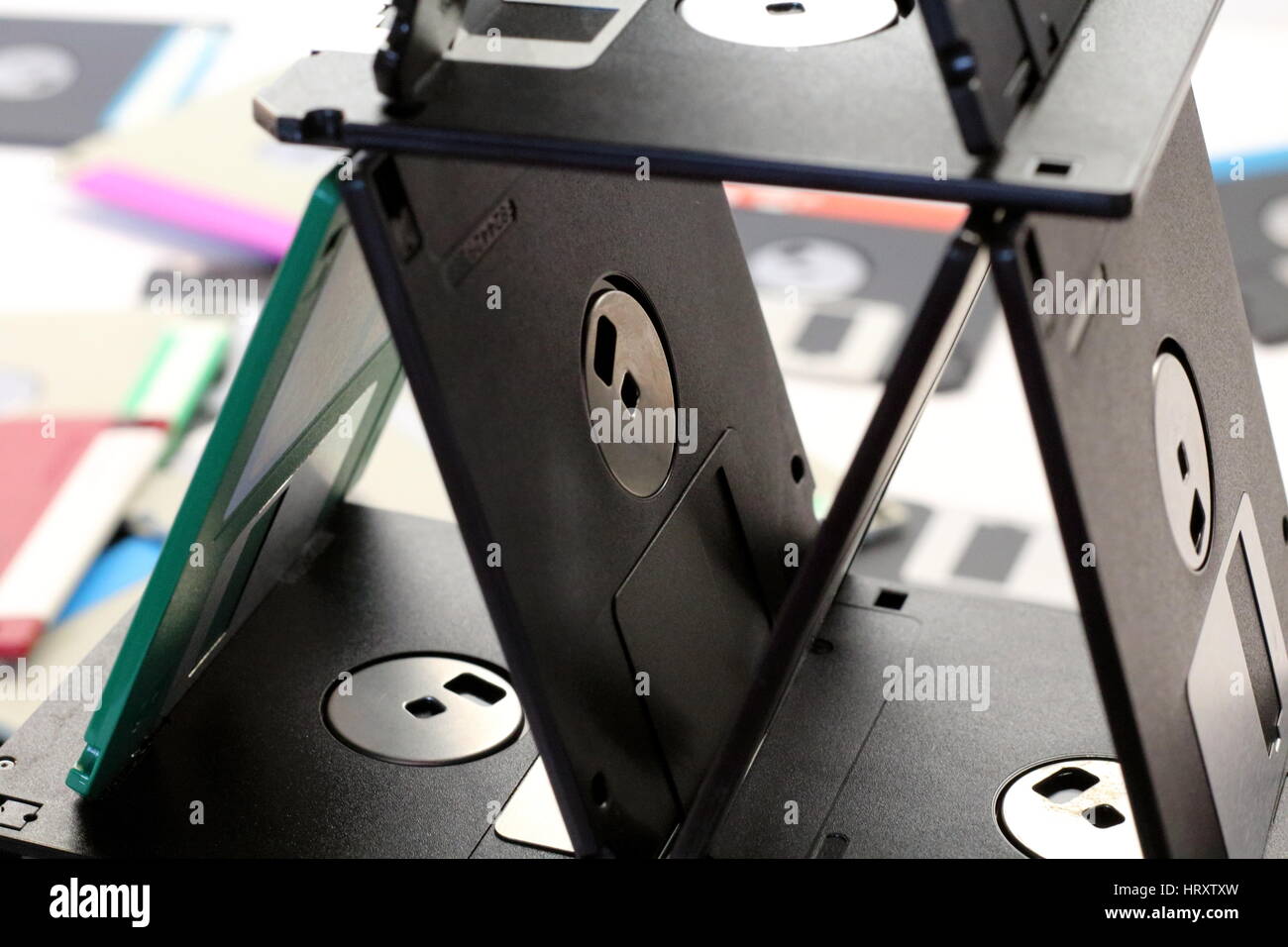 Floppy disk magnetic Stock Photo - Alamy