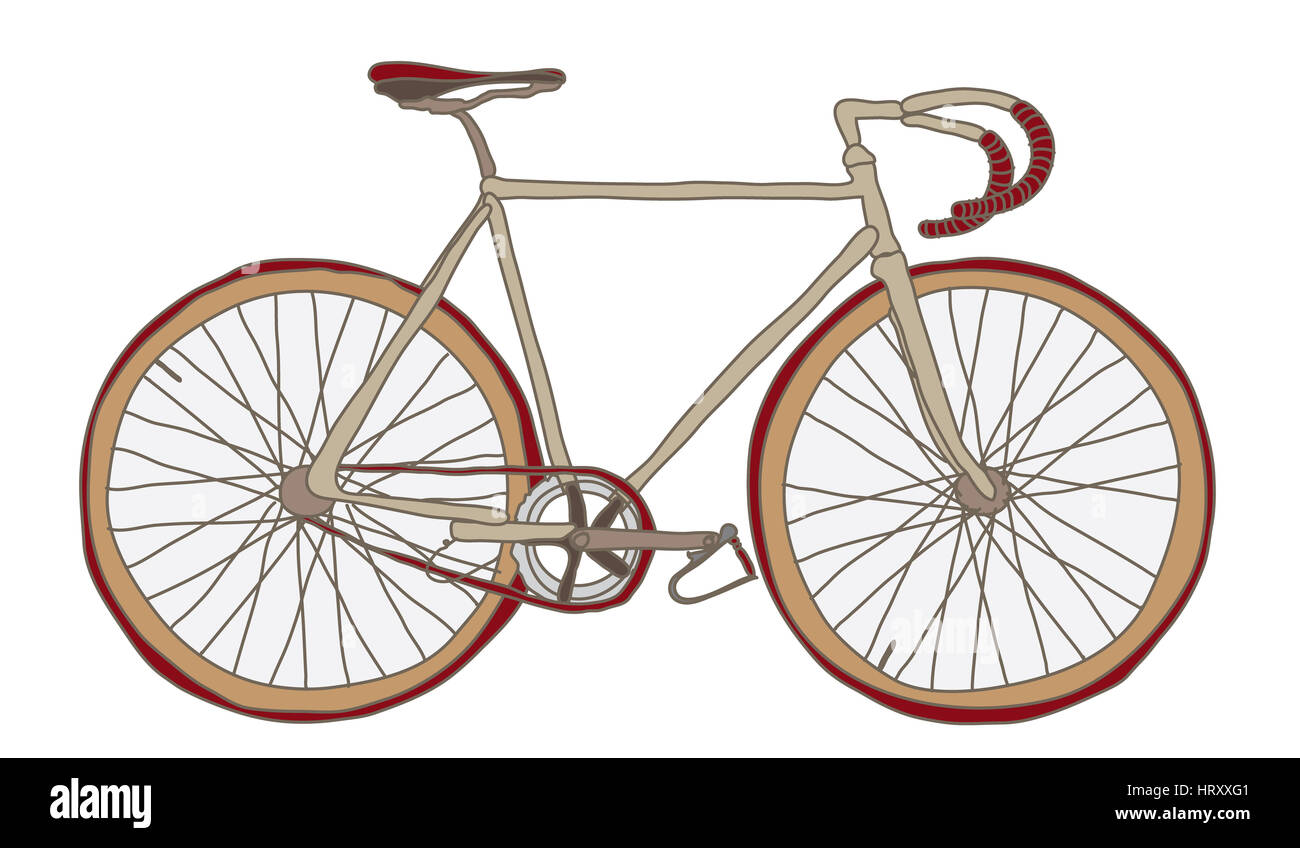 Style fashion bicycle Cut Out Stock Images & Pictures - Alamy