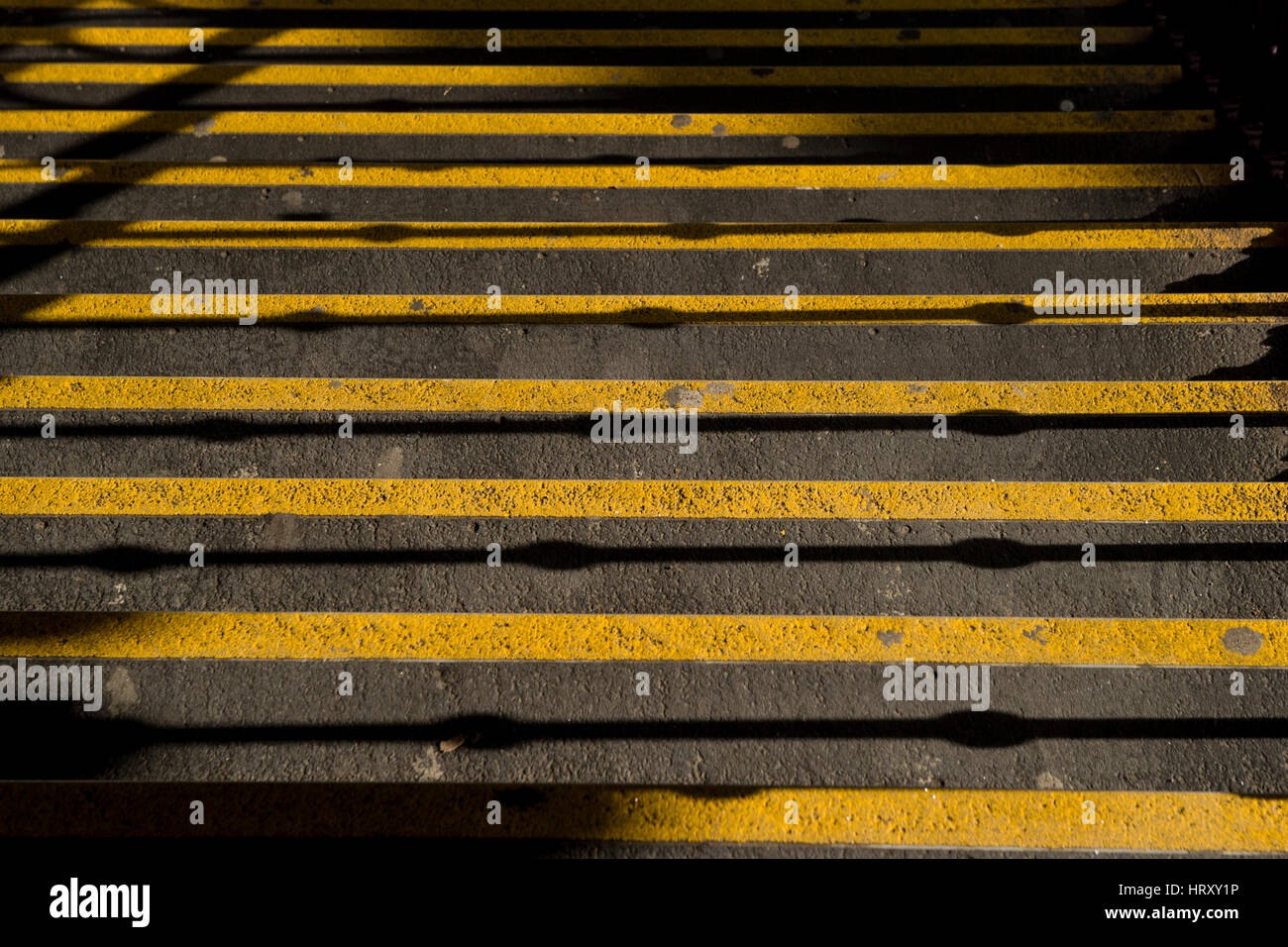 Painted yellow steps Stock Photo - Alamy