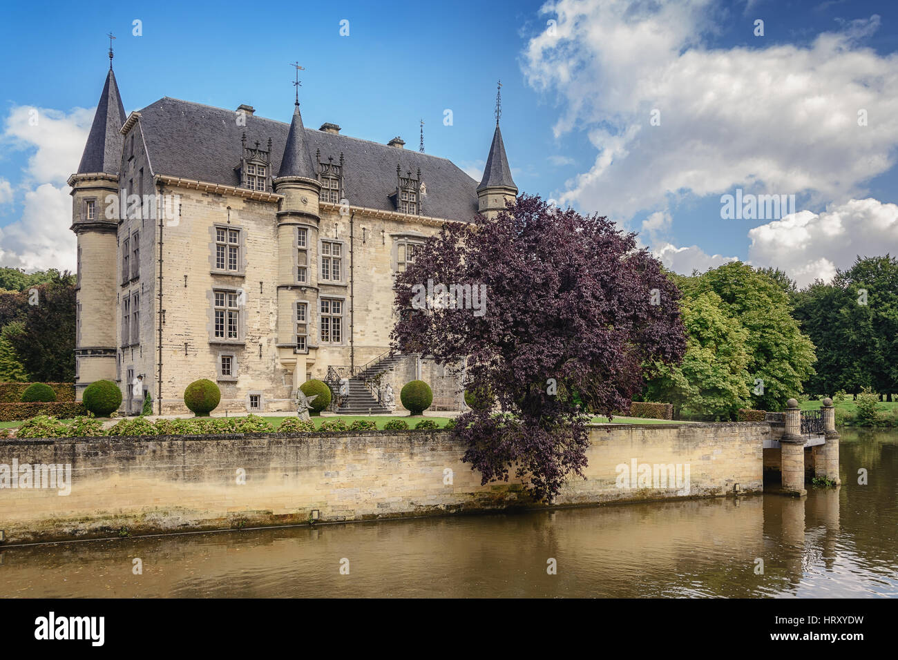 Valkenburg Castle Schaloen, Netherlands Stock Photo - Alamy