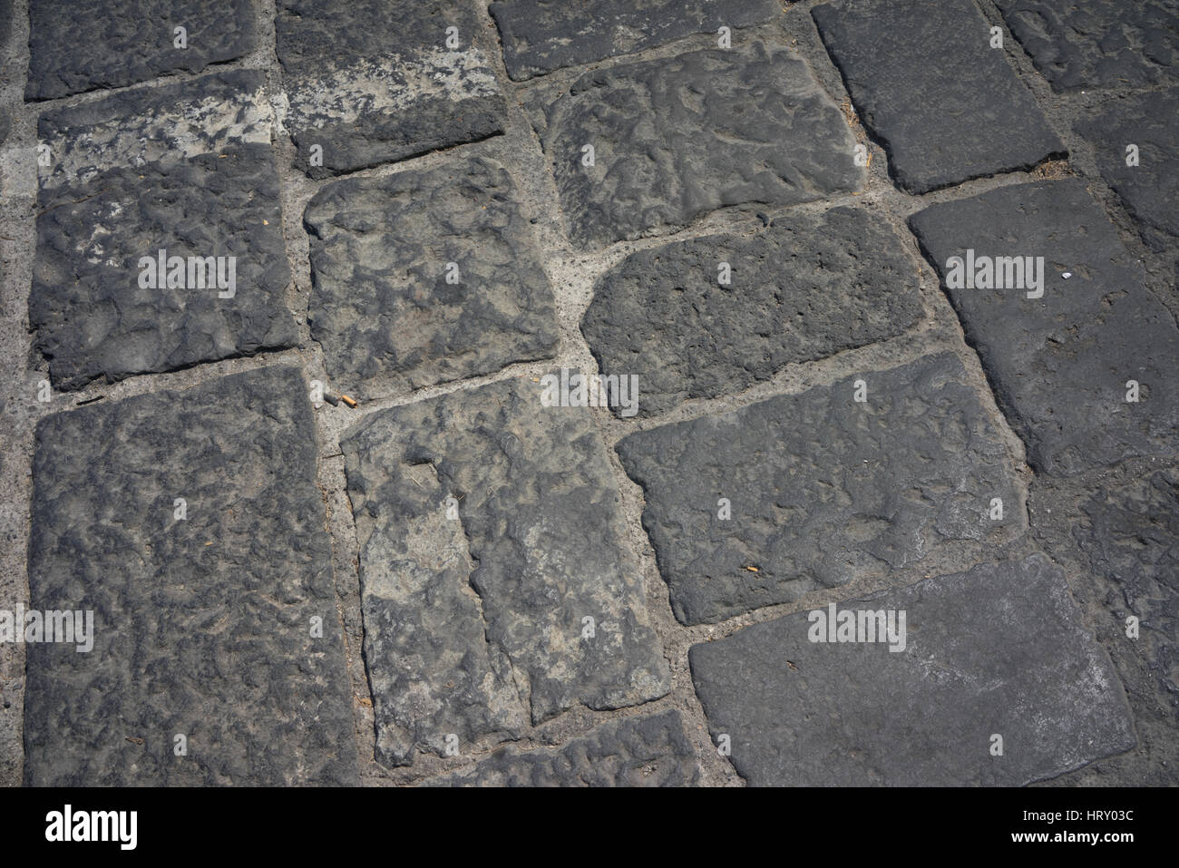 Worn Italian cobblestones on the Sorrentine Peninsula Stock Photo - Alamy
