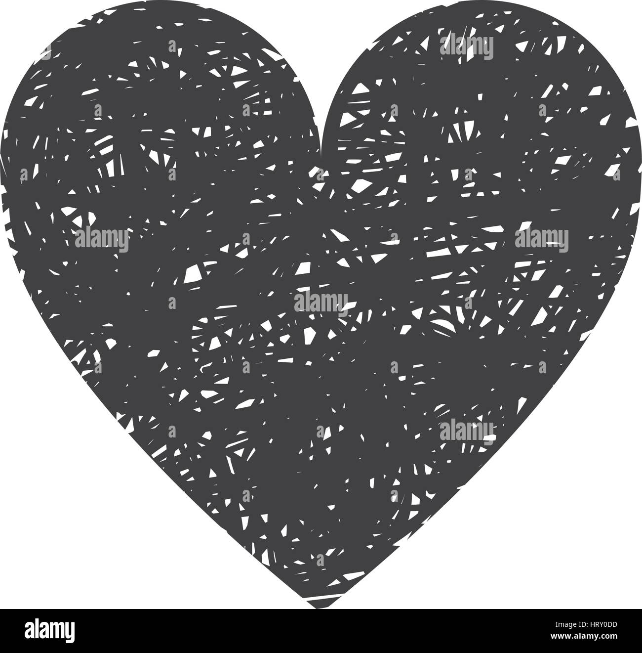 Black big heart icon Stock Vector Images - Alamy