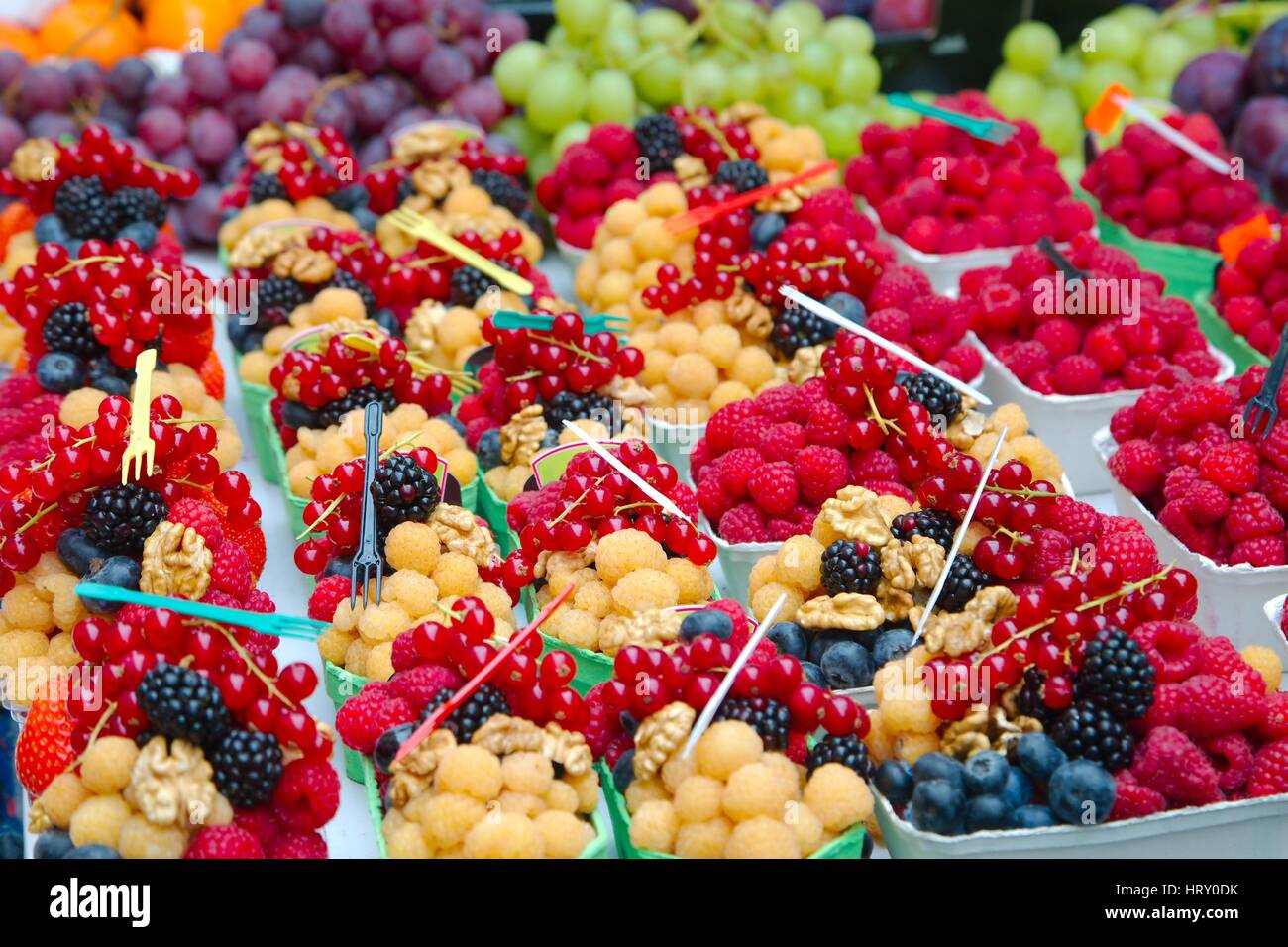 Fresh fruit mix Stock Photo - Alamy