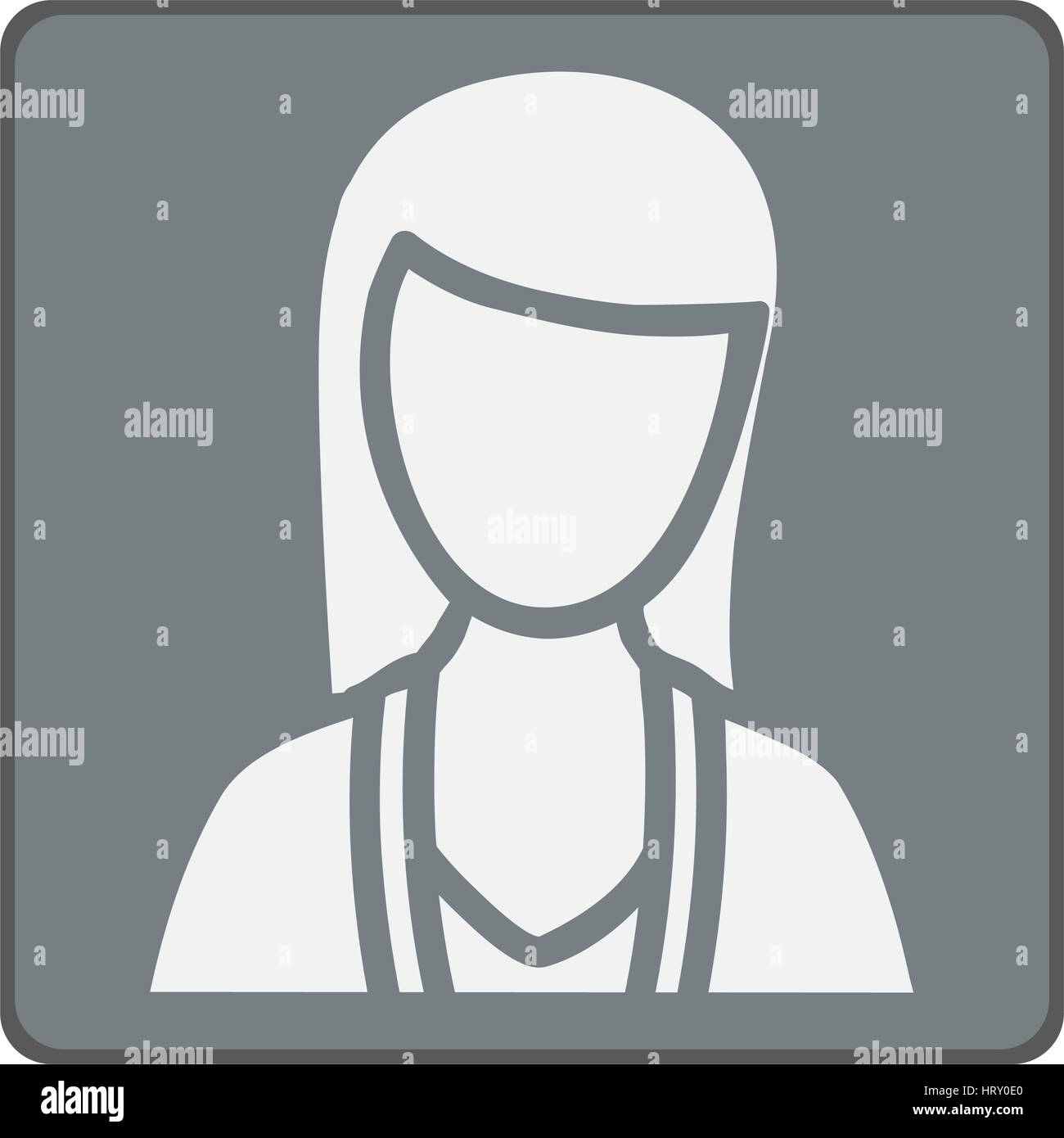 emblem woman customer icon Stock Vector Image & Art - Alamy