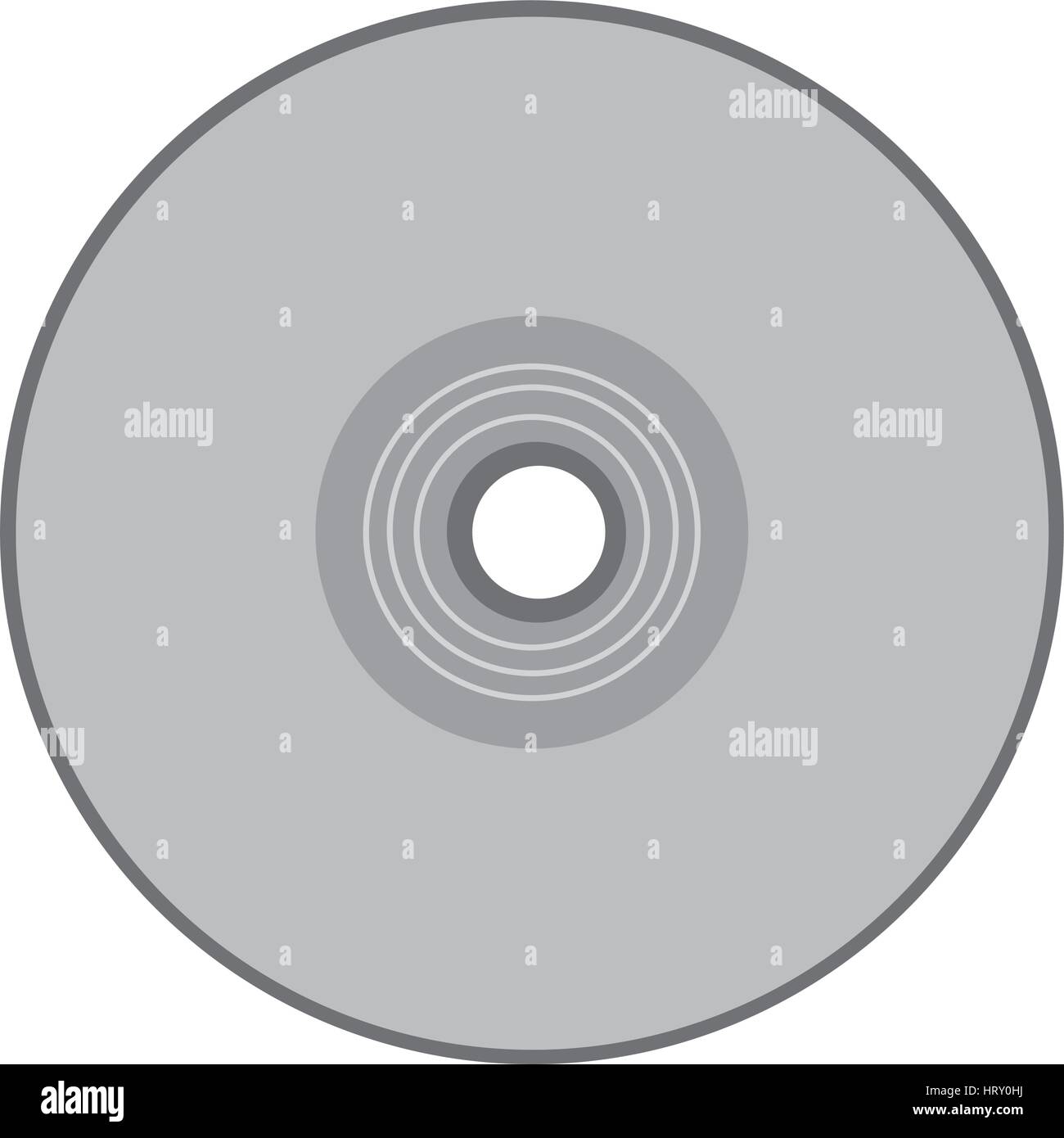 grayscale silhouette with compact disc Stock Vector Image & Art - Alamy