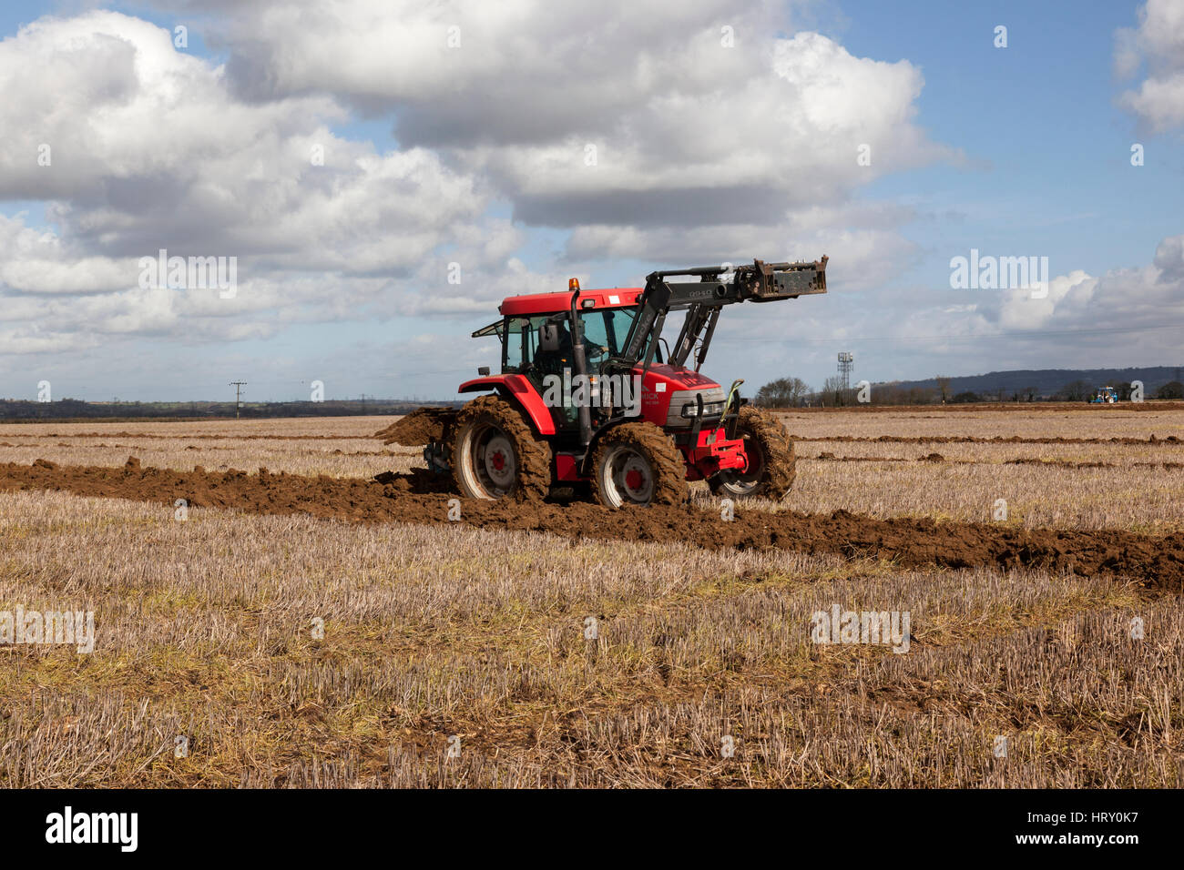 McCormick MC100 tractor at a ploughing match held in Trowbridge ...