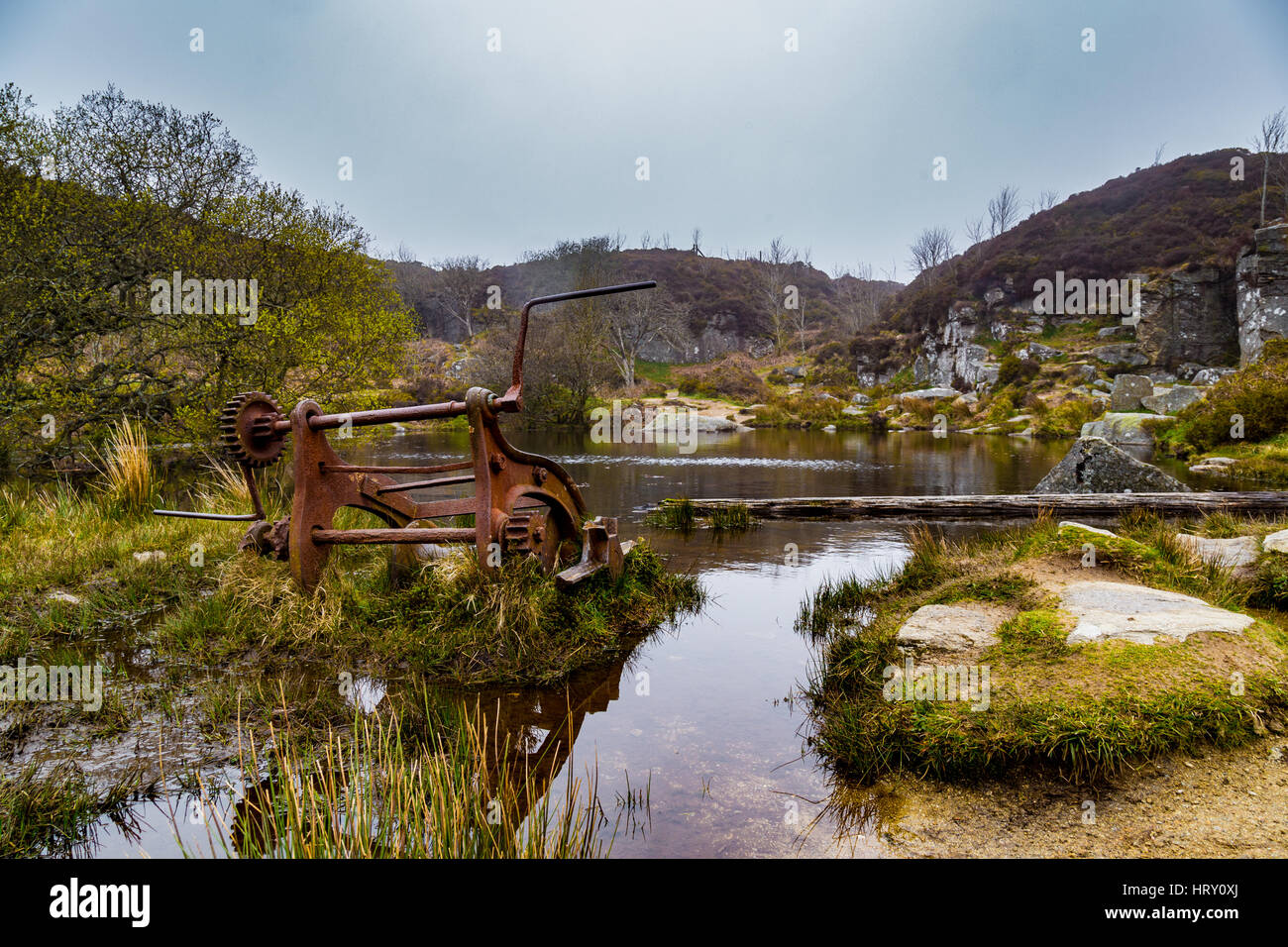 Haytor quarry hi-res stock photography and images - Alamy