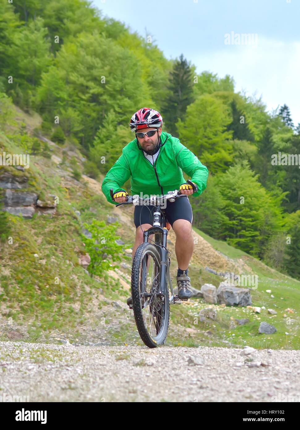 Romania, Brasov County, Transylvania, May 05 2016, Remus Cucu athlete ...