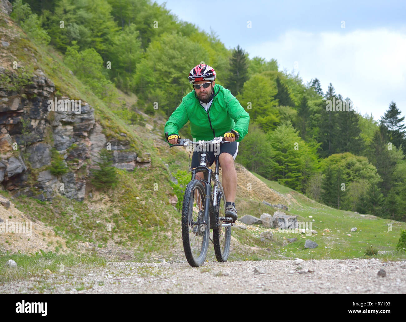 Romania, Brasov County, Transylvania, May 05 2016, Remus Cucu athlete ...