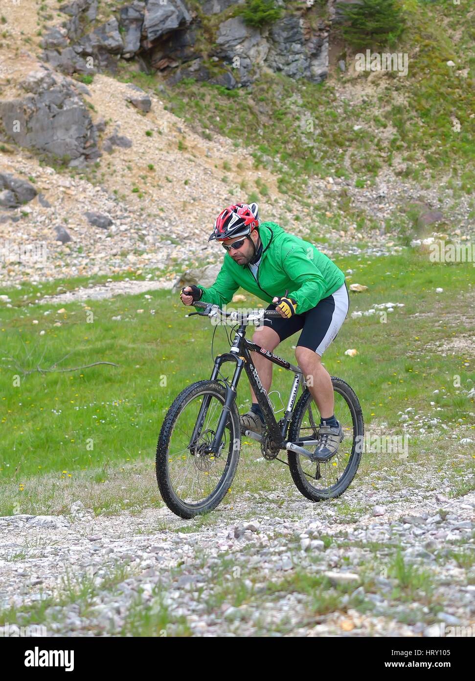 Romania, Brasov County, Transylvania, May 05 2016, Remus Cucu athlete ...