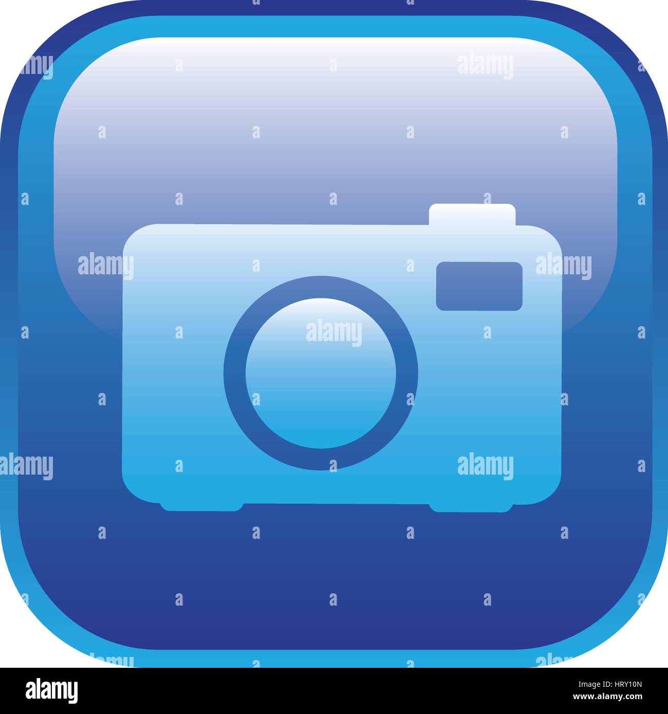 blue square frame with analog camera icon Stock Vector Image & Art - Alamy