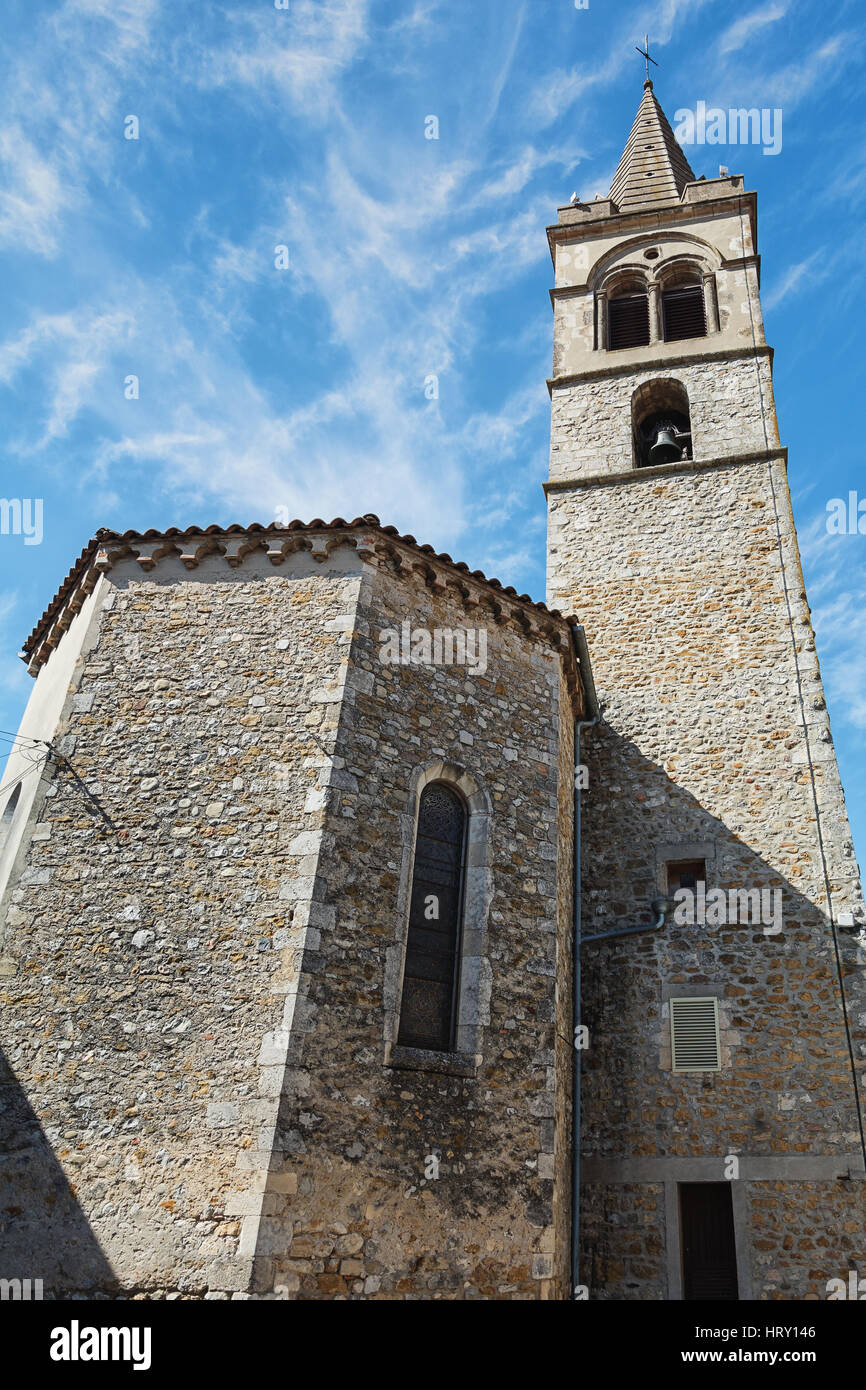 Little church in french village hi-res stock photography and images - Alamy