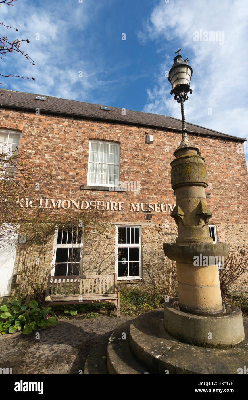 Richmondshire museum building, Richmond, North Yorkshire, England, UK ...