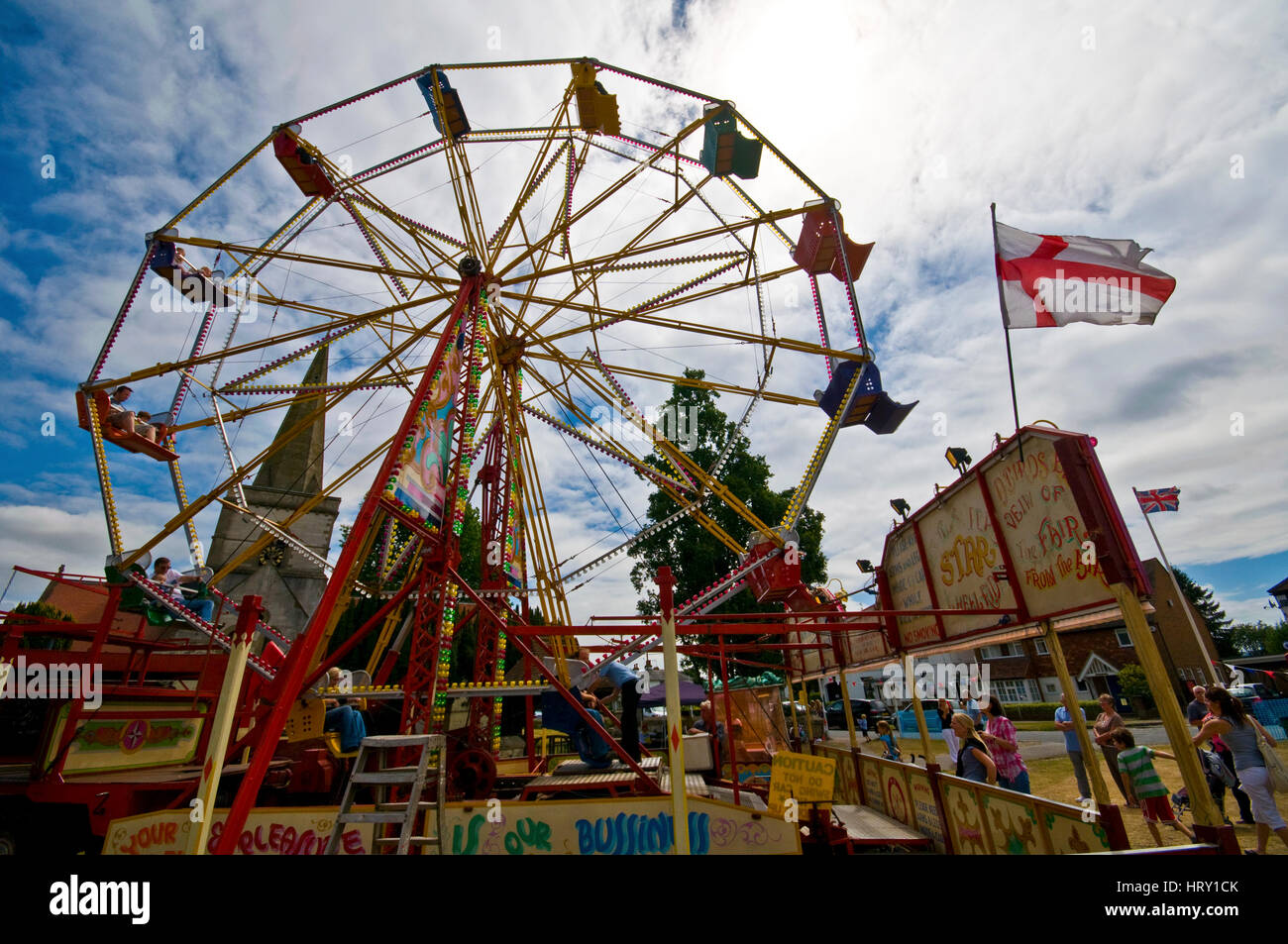 Funfair on fair green hi-res stock photography and images - Alamy